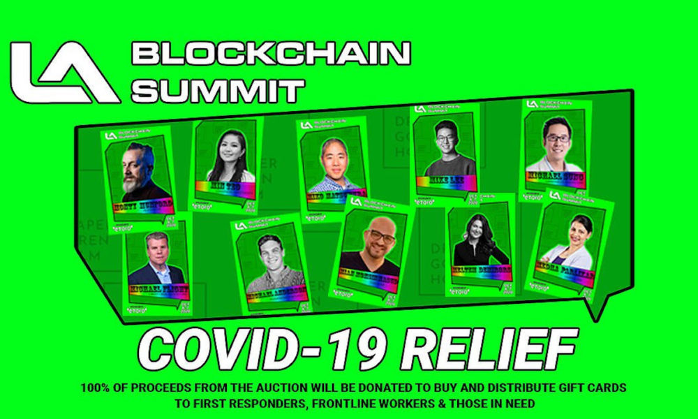 LA Blockchain Summit Launches NFT Auction for COVID Relief